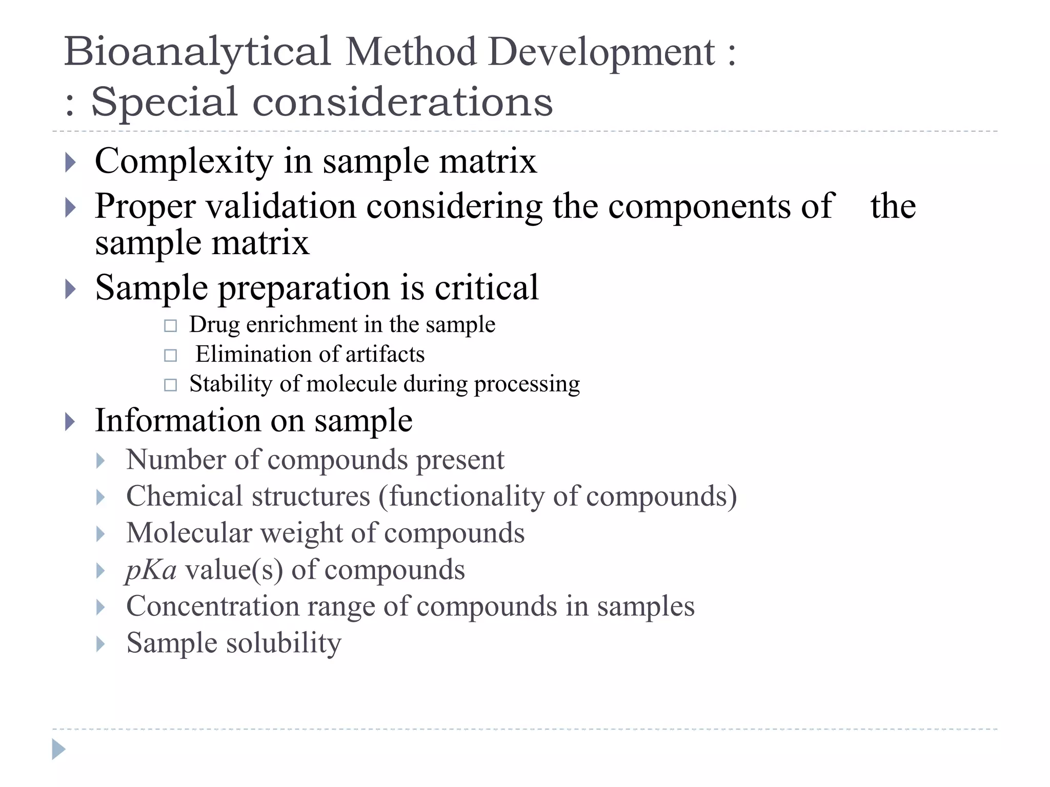 bioanalytical extraction methods and validation parameters.pptx