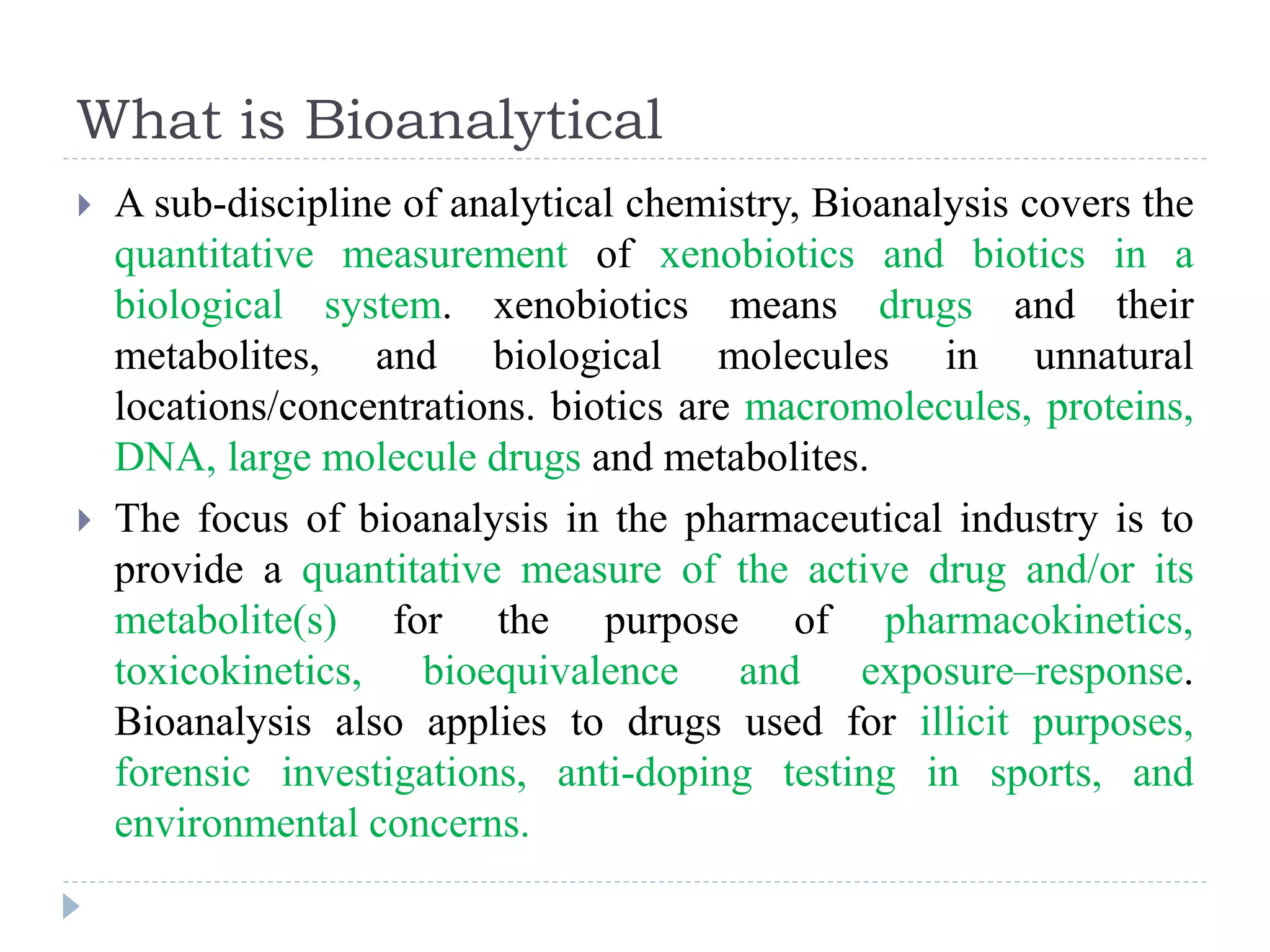 bioanalytical extraction methods and validation parameters.pptx