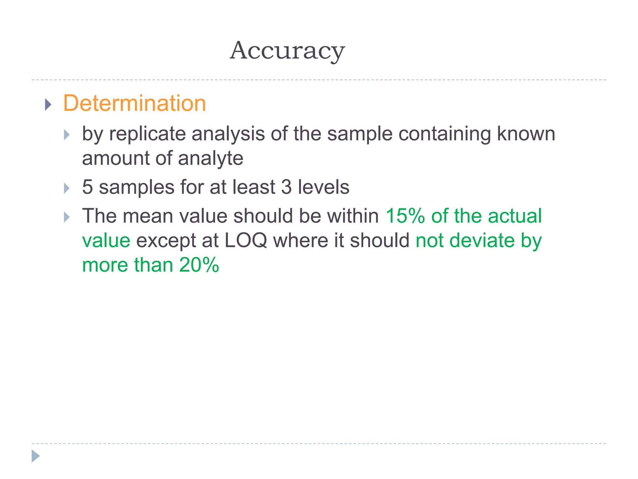 Bioanalytical Extraction Methods And Validation Parameters Pptx