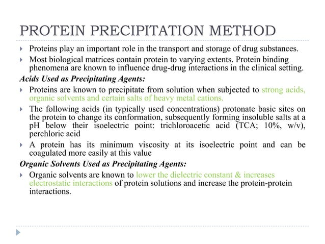 bioanalytical extraction methods and validation parameters.pptx ...