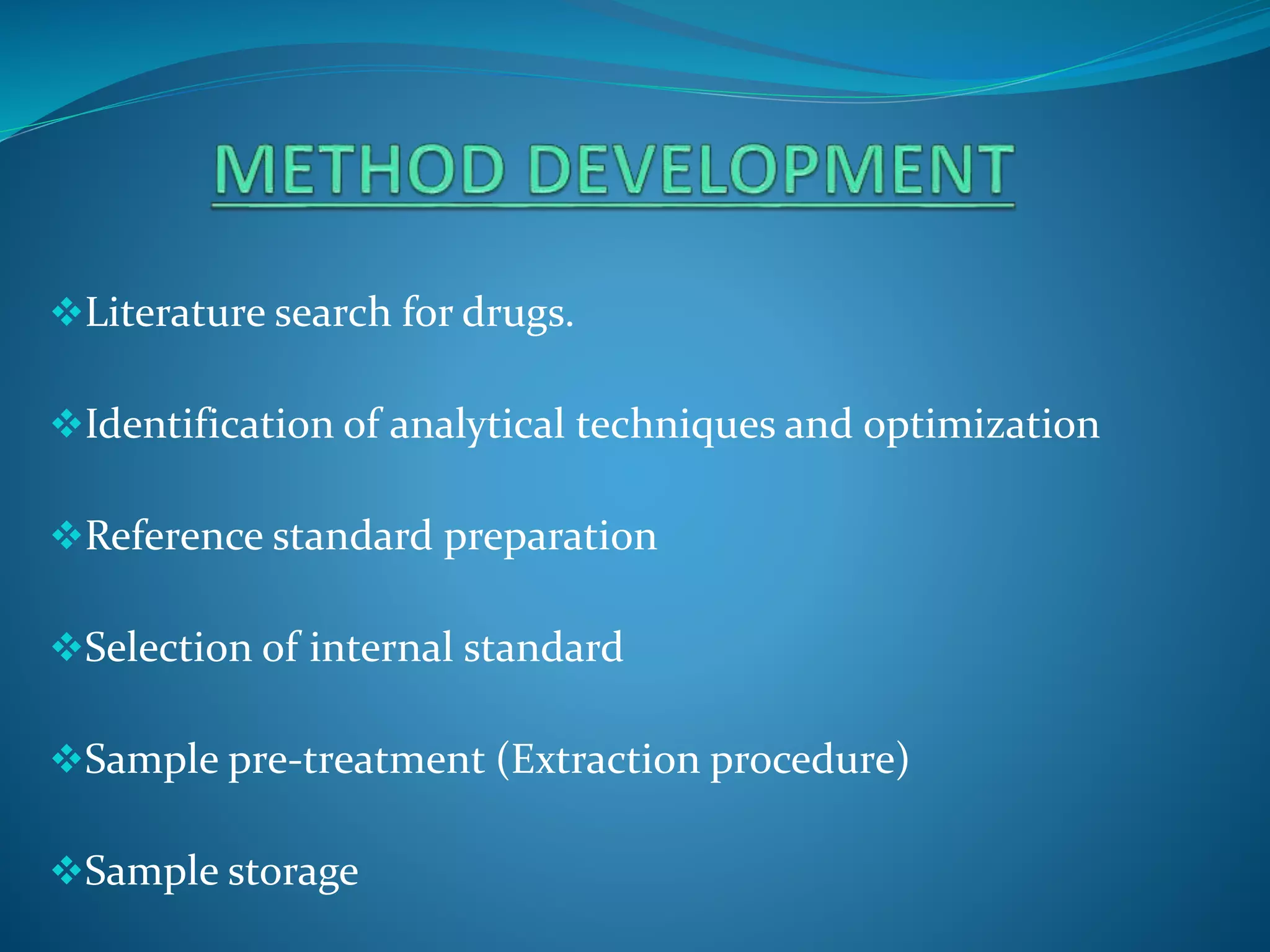 Bioanalytical method validation | PPTX