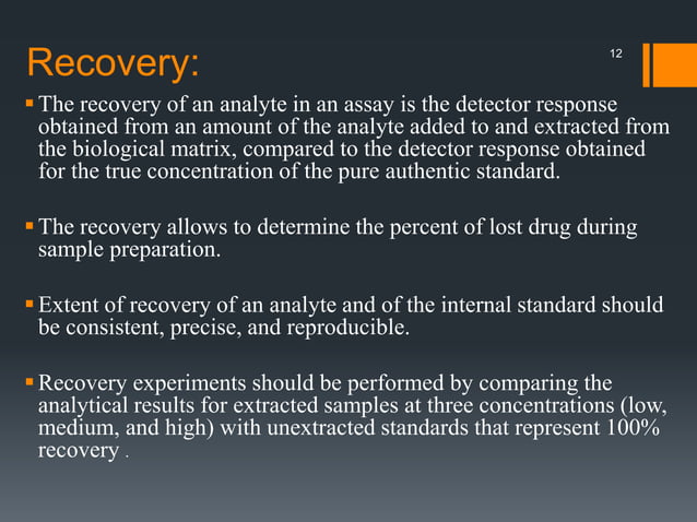 Bioanalytical Method Validation Guidelines For Ligand Binding Assays Pptx