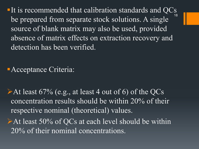Bioanalytical method validation guidelines for ligand binding assays | PPTX