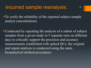 Bioanalytical method validation guidelines for ligand binding assays | PPTX