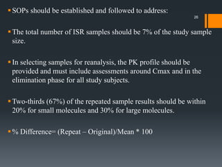 Bioanalytical method validation guidelines for ligand binding assays | PPTX