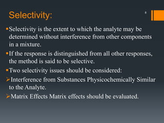 Bioanalytical method validation guidelines for ligand binding assays | PPTX