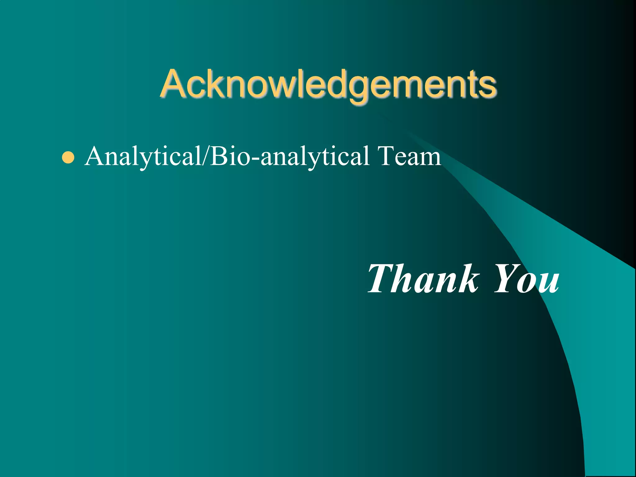 Bioanalytical ppt | PPTX
