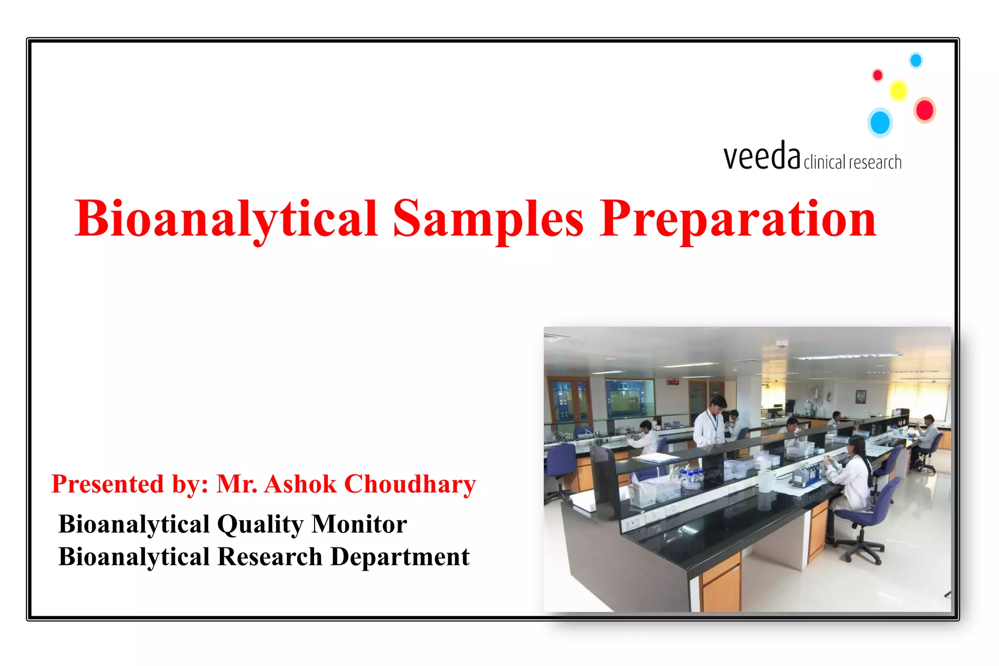 Bioanalytical sample preparation | PDF