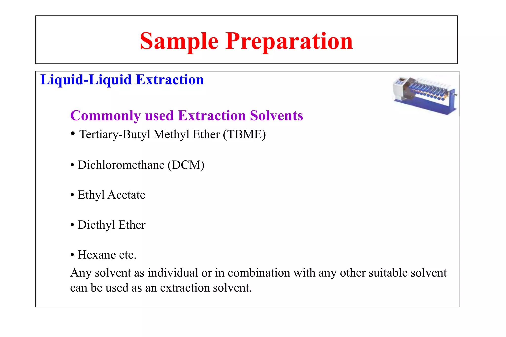 Bioanalytical sample preparation | PDF