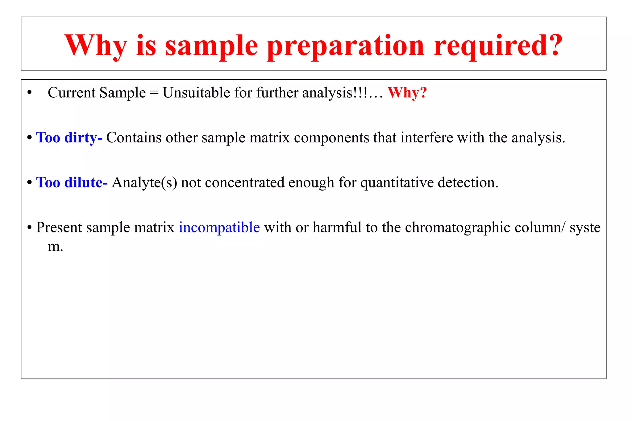 Bioanalytical sample preparation | PDF