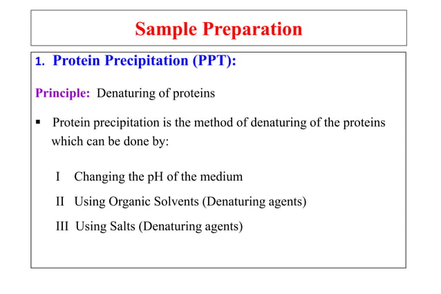 Bioanalytical sample preparation | PDF | Chemistry | Science
