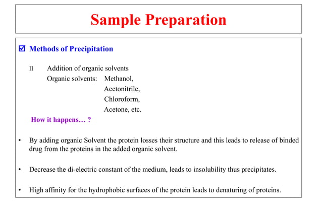 Bioanalytical sample preparation | PDF | Chemistry | Science
