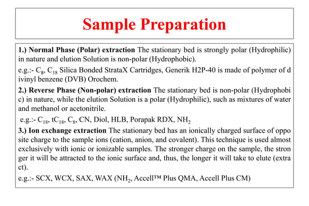 Bioanalytical sample preparation | PDF | Chemistry | Science