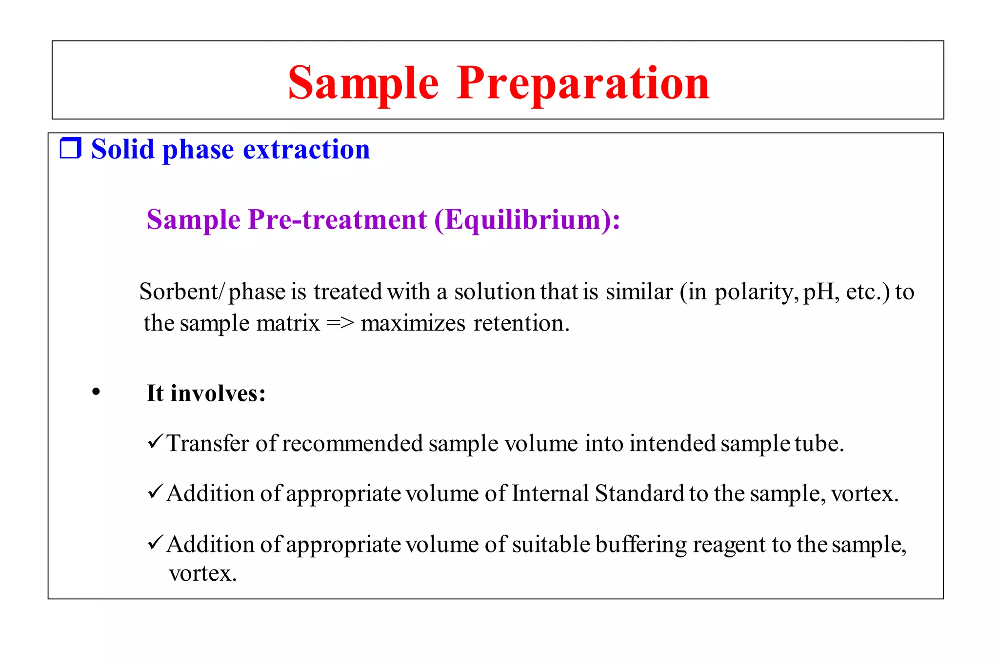 Bioanalytical samples preparation | DOCX