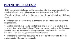 Electron Spin Resonance (ESR) Spectroscopy | PPT