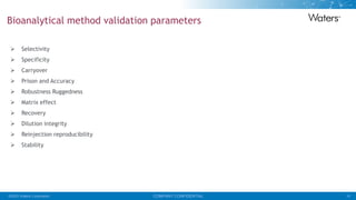 Bioanalytical validation.pptx | Chemistry | Science