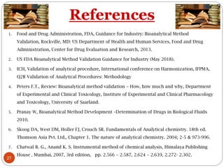 Bioanalytical Method Validation | PDF