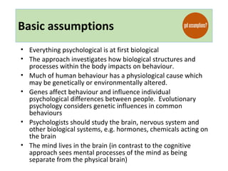 Biological approach 2015 | PPT
