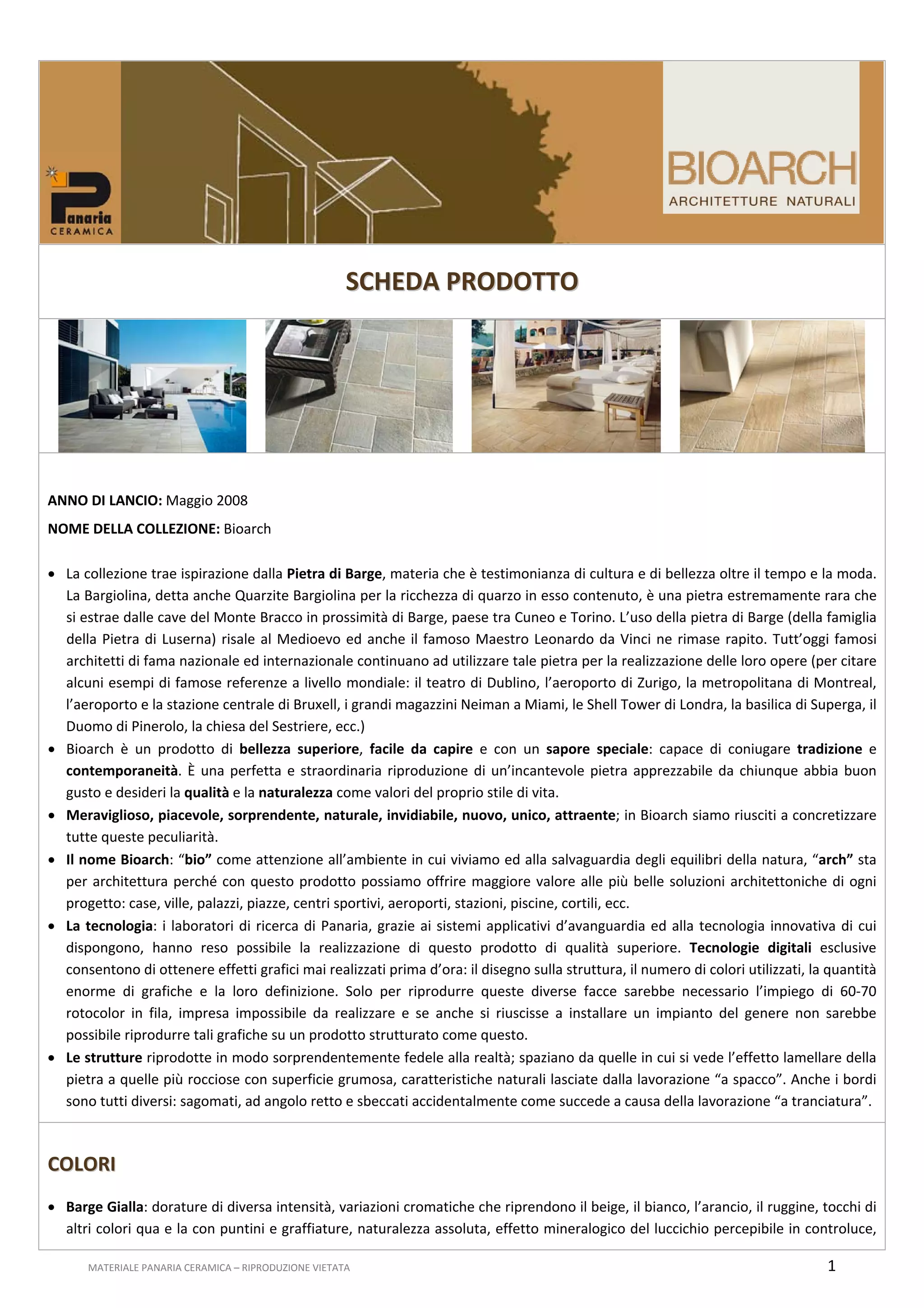 Bioarch, Shamir by EF Cinisello | PDF