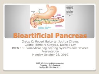 Bioartificial pancreas | PPTX