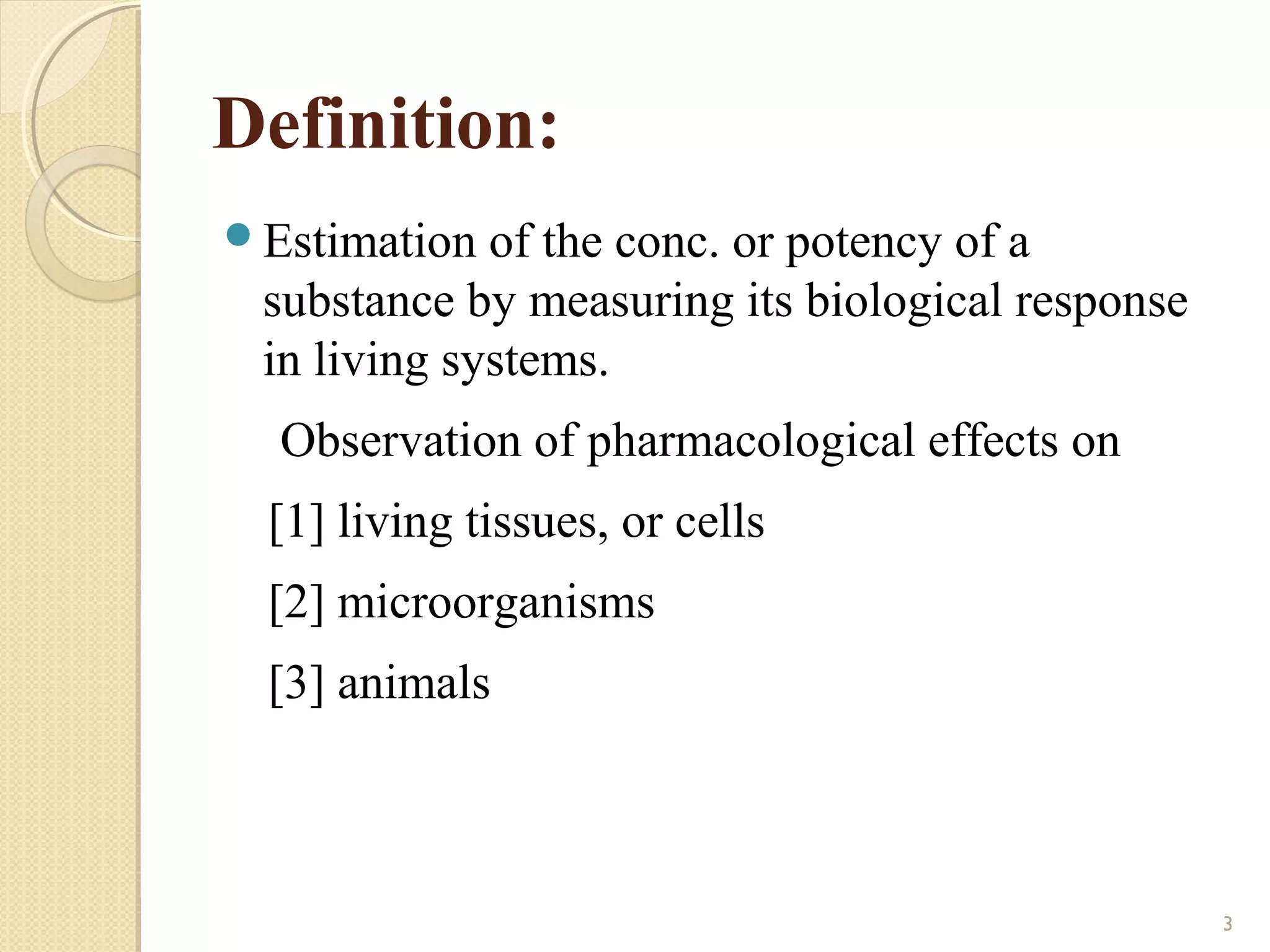 Bioassay 112070804012 | PPT