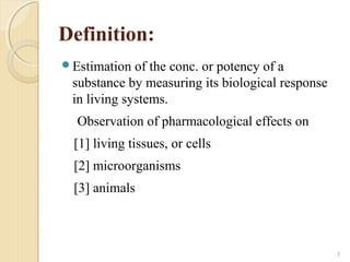 Bioassay 112070804012 | PPT
