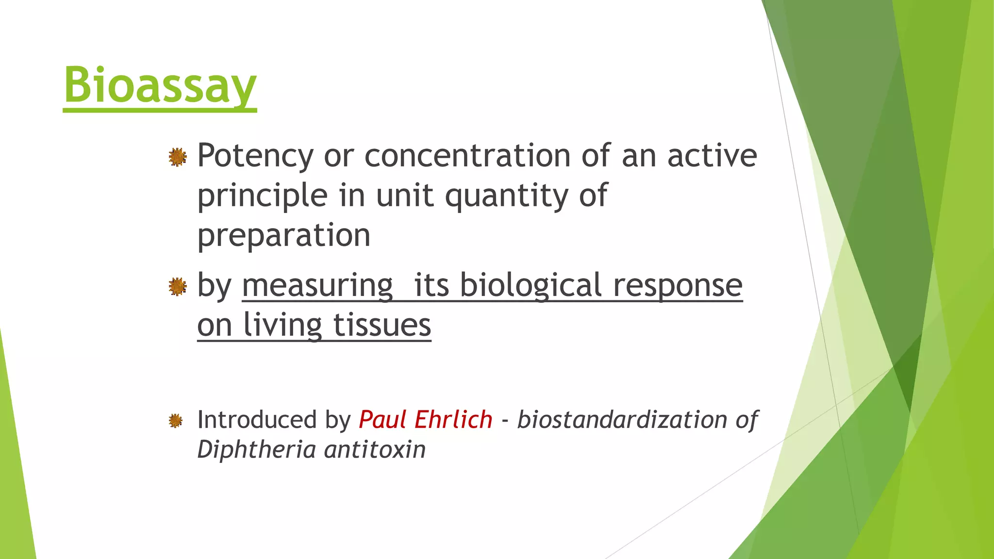 Bioassay | PPTX