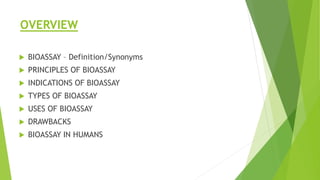 Bioassay | PPTX