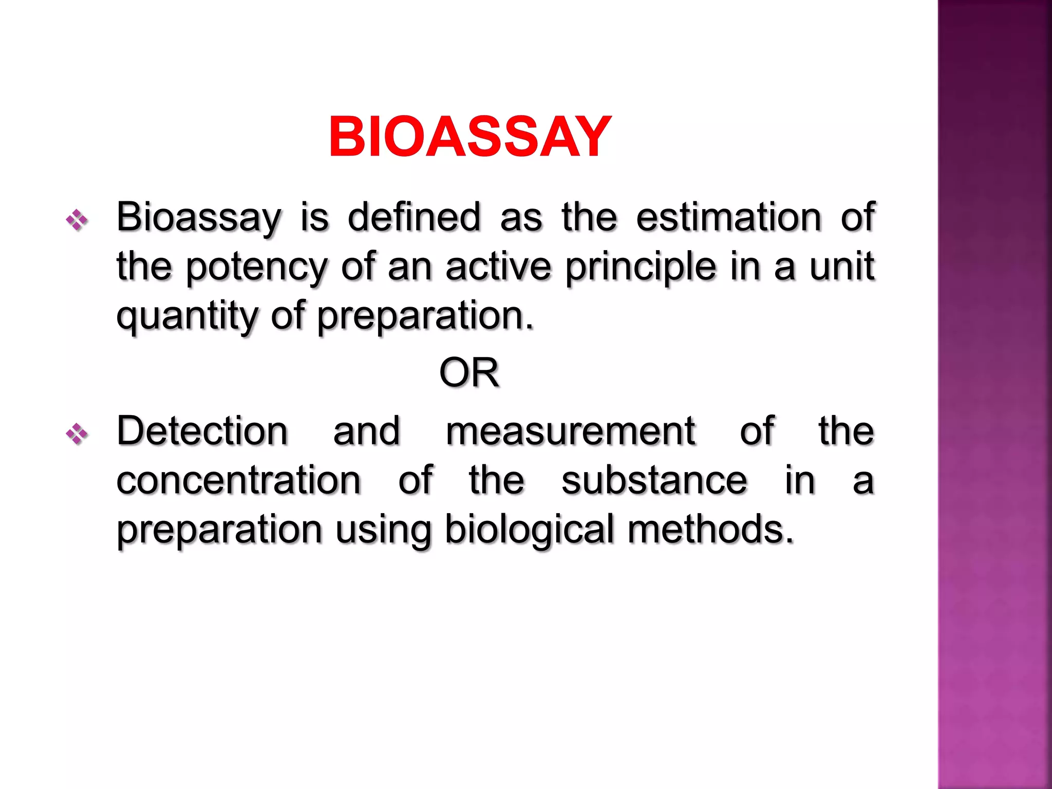 Bioassay | PPTX