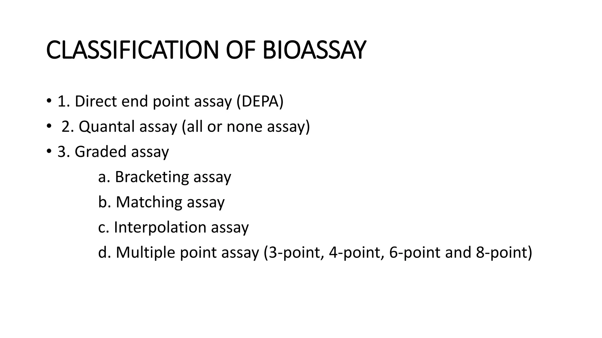 Bioassay | PPTX