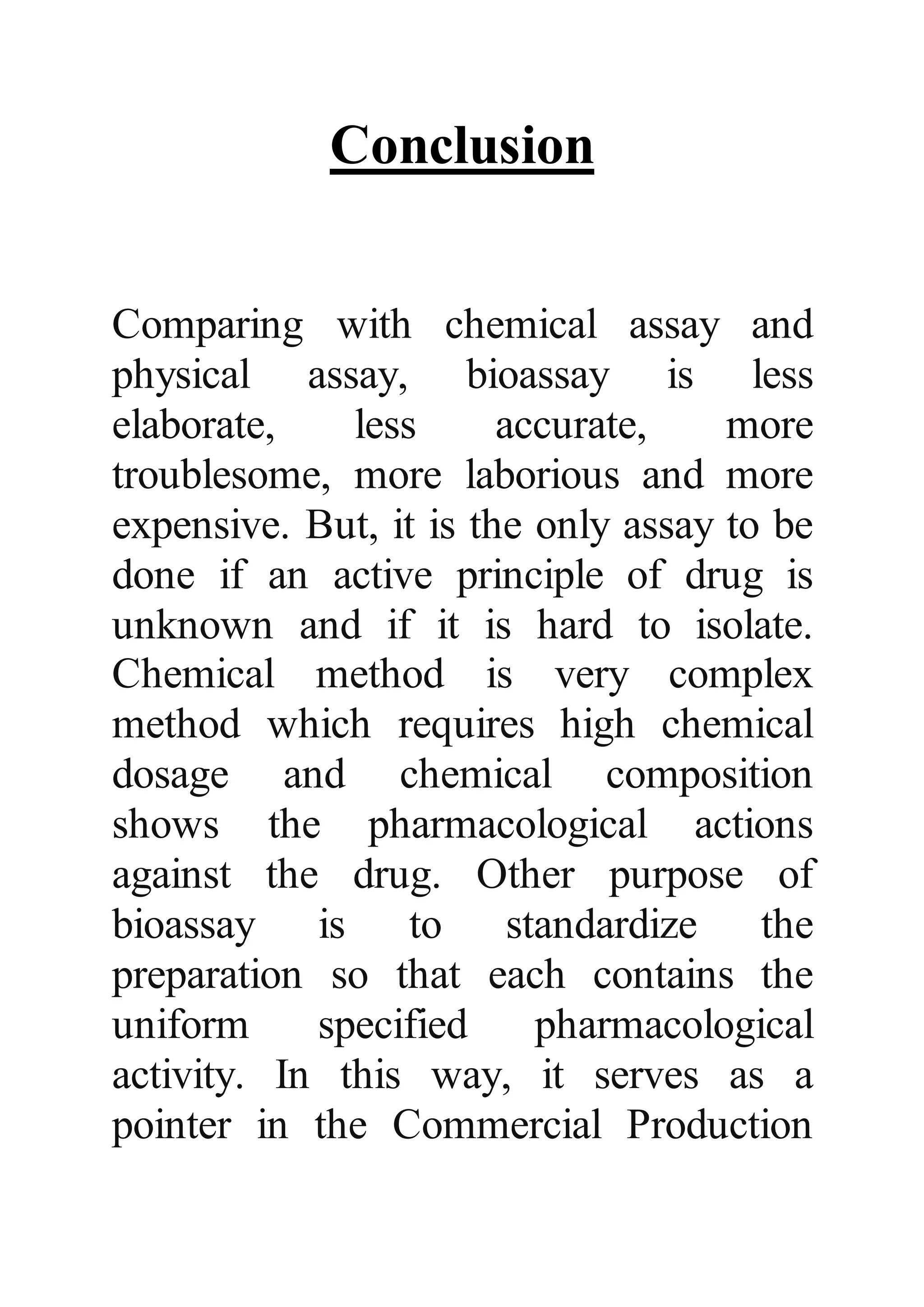 Bioassay | DOCX