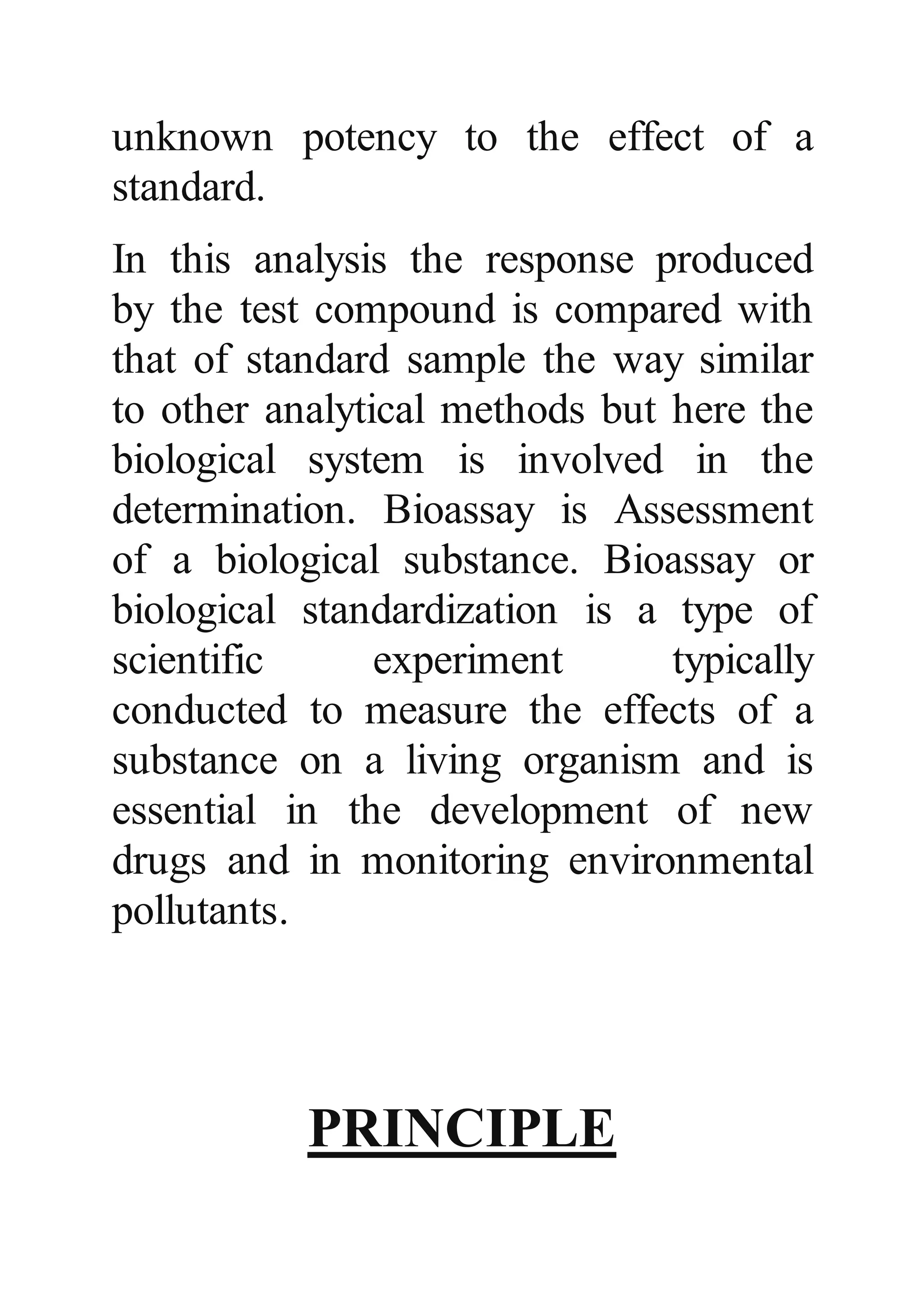 Bioassay | DOCX