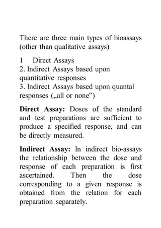 Bioassay | DOCX