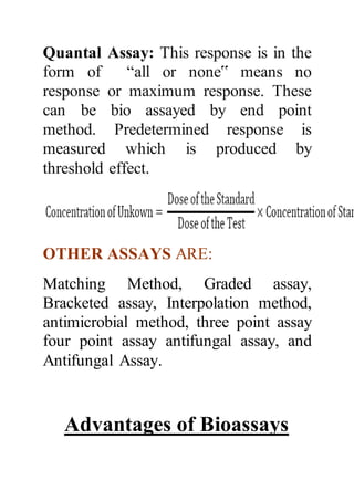 Bioassay | DOCX