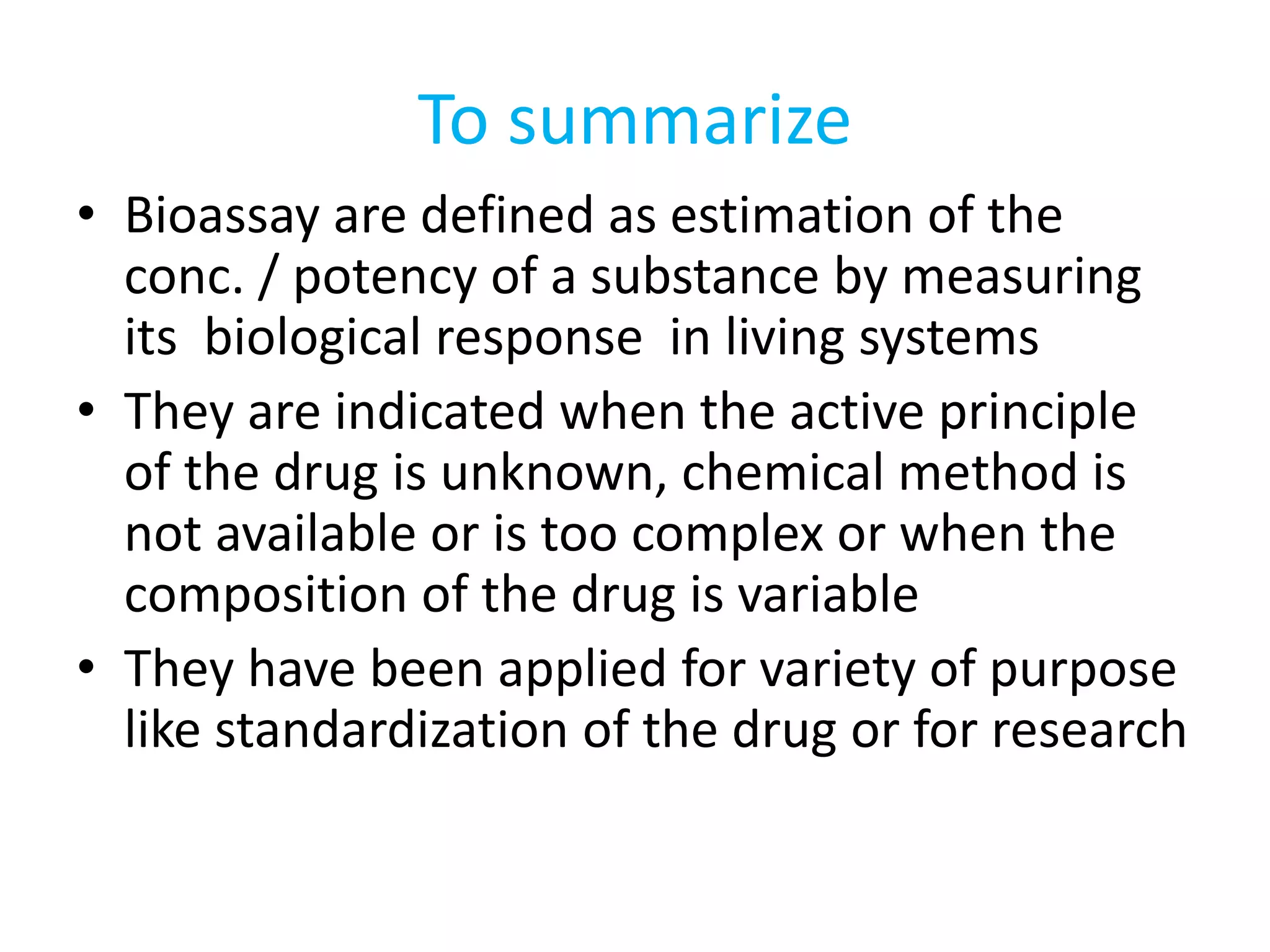 Bioassay | PPTX