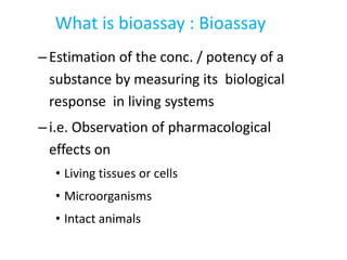 Bioassay | PPTX