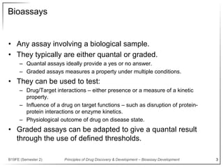 Bioassay development part 1 | PPTX