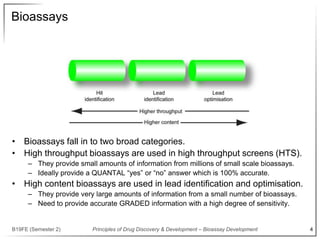 Bioassay development part 1 | PPTX