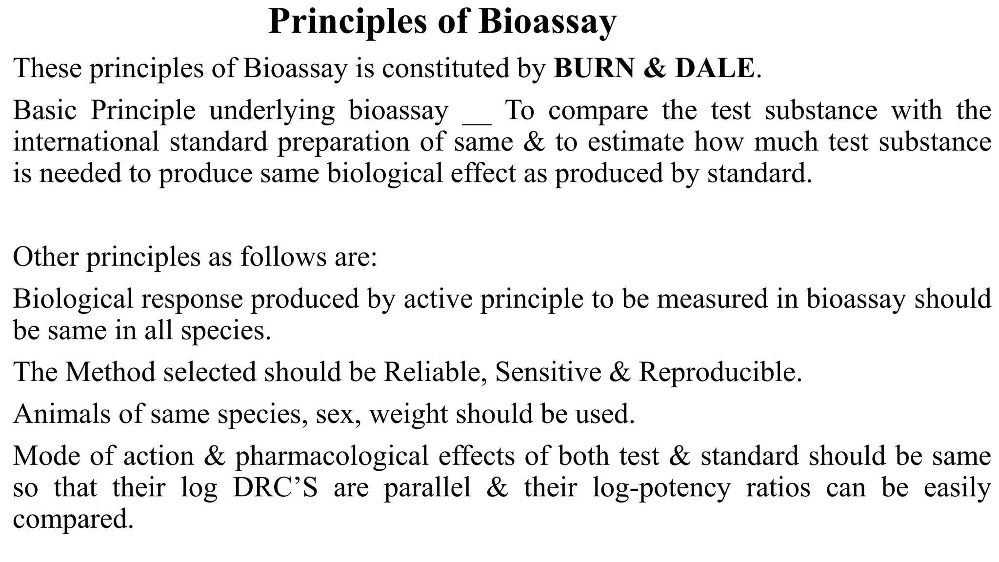 Bioassay ,its types for theory & practical | PPTX
