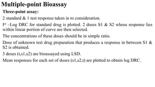 Bioassay ,its types for theory & practical | PPTX