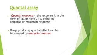 Bioassay-part 1.pptx. pharmacology practical | PPTX