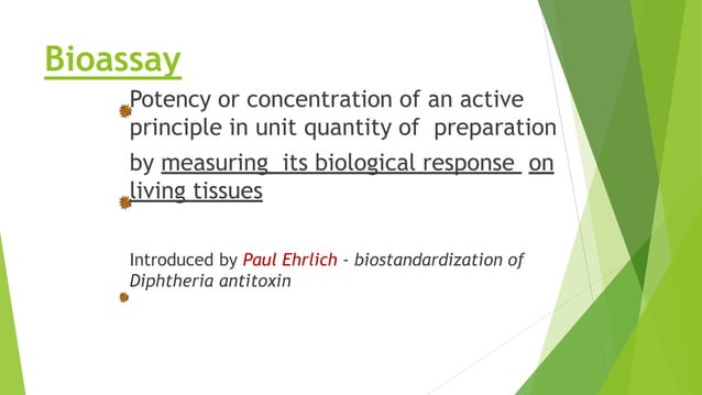 Bioassay-part 1.pptx. pharmacology practical | PPTX | Endocrine and ...