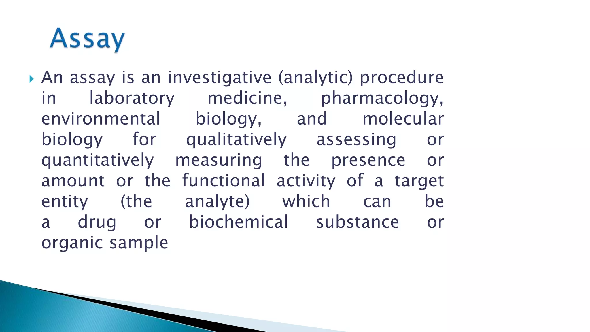 Bioassay ppt by dr sumit | PPTX