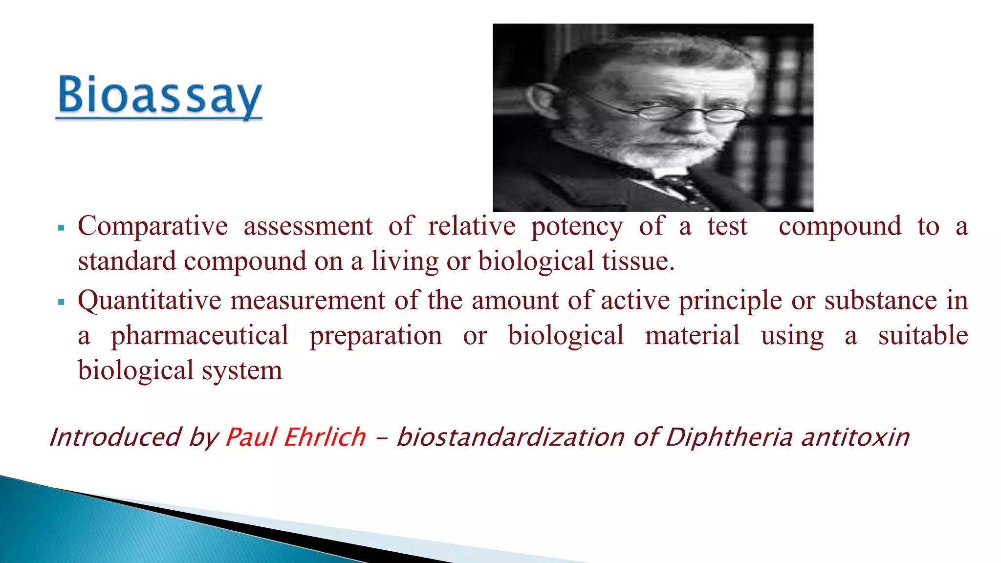 Bioassay ppt by dr sumit | PPTX