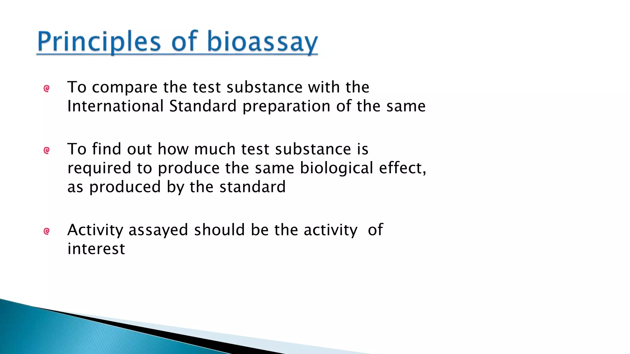 Bioassay ppt by dr sumit | PPTX