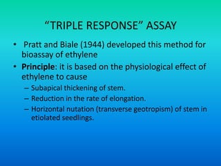 Bioassay for plant growth regulators | PDF