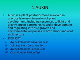 Bioassay for plant growth regulators | PDF