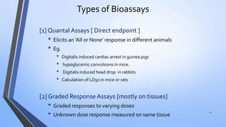 Bioassay go | PPTX | Chemistry | Science
