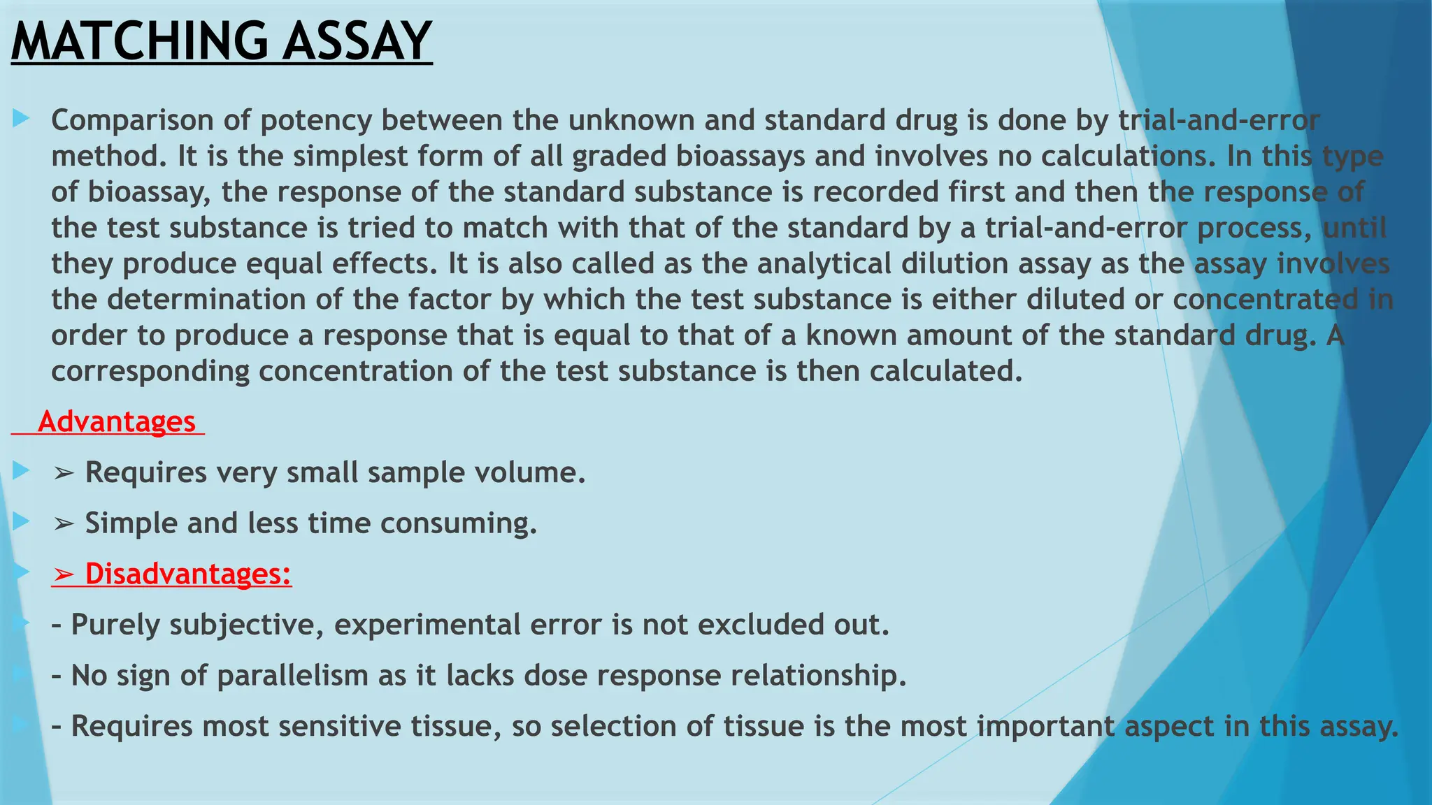BIOASSAY scope, principle , types of bioassay, application and ...