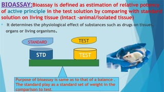 BIOASSAY scope, principle , types of bioassay, application and ...